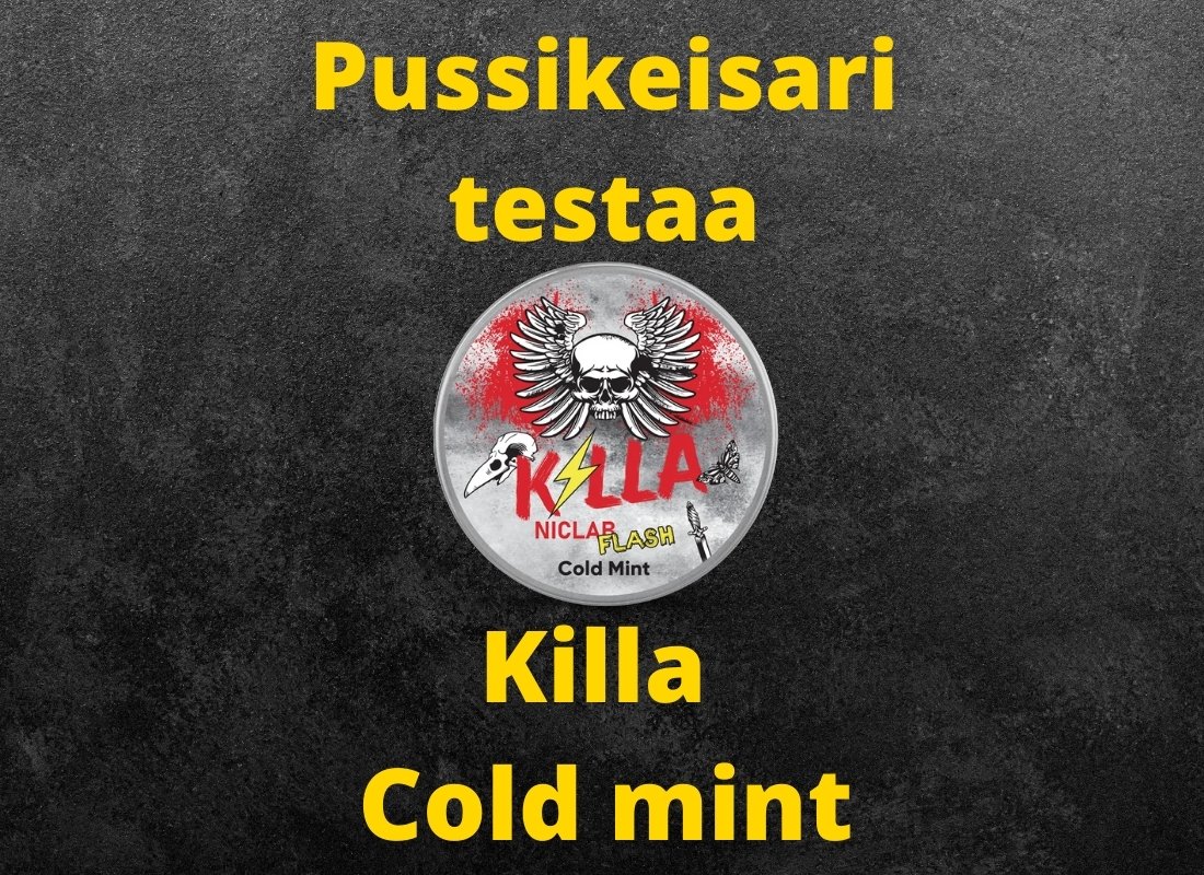 Killa Cold mint nikotiinipussi arvostelu - Nuuska arvostelut